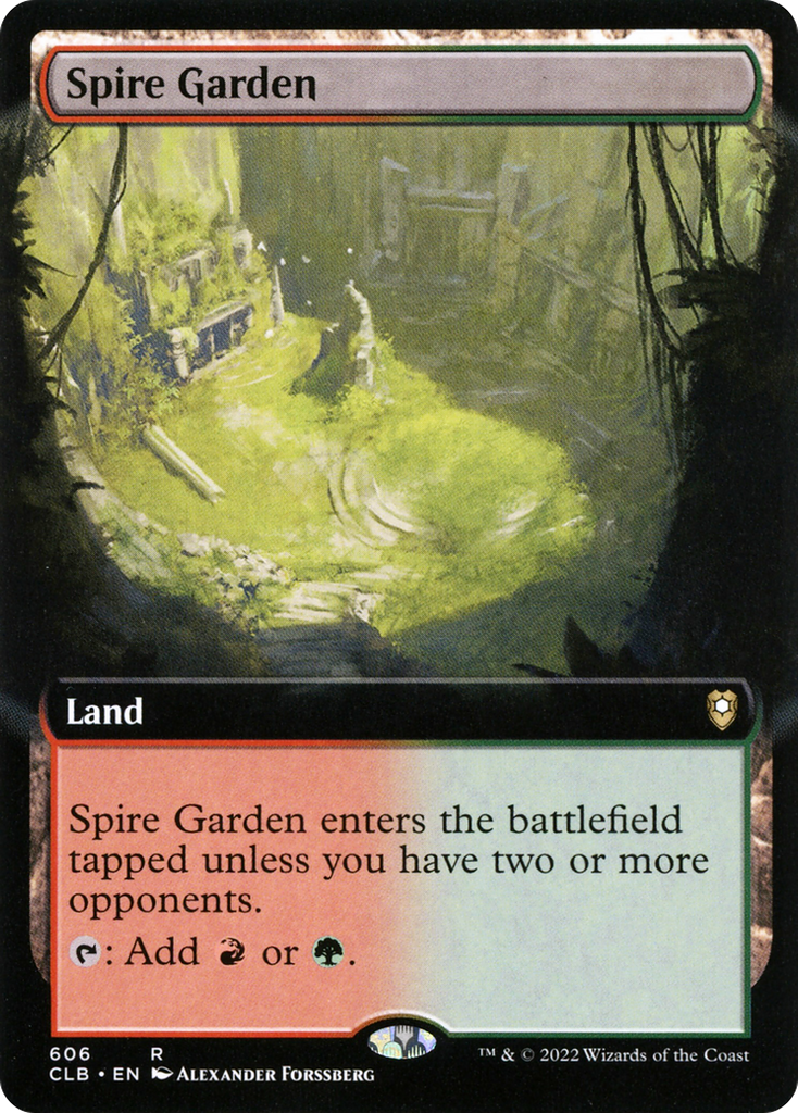 Spire Garden (Extended Art) [Commander Legends: Battle for Baldur's Ga ...