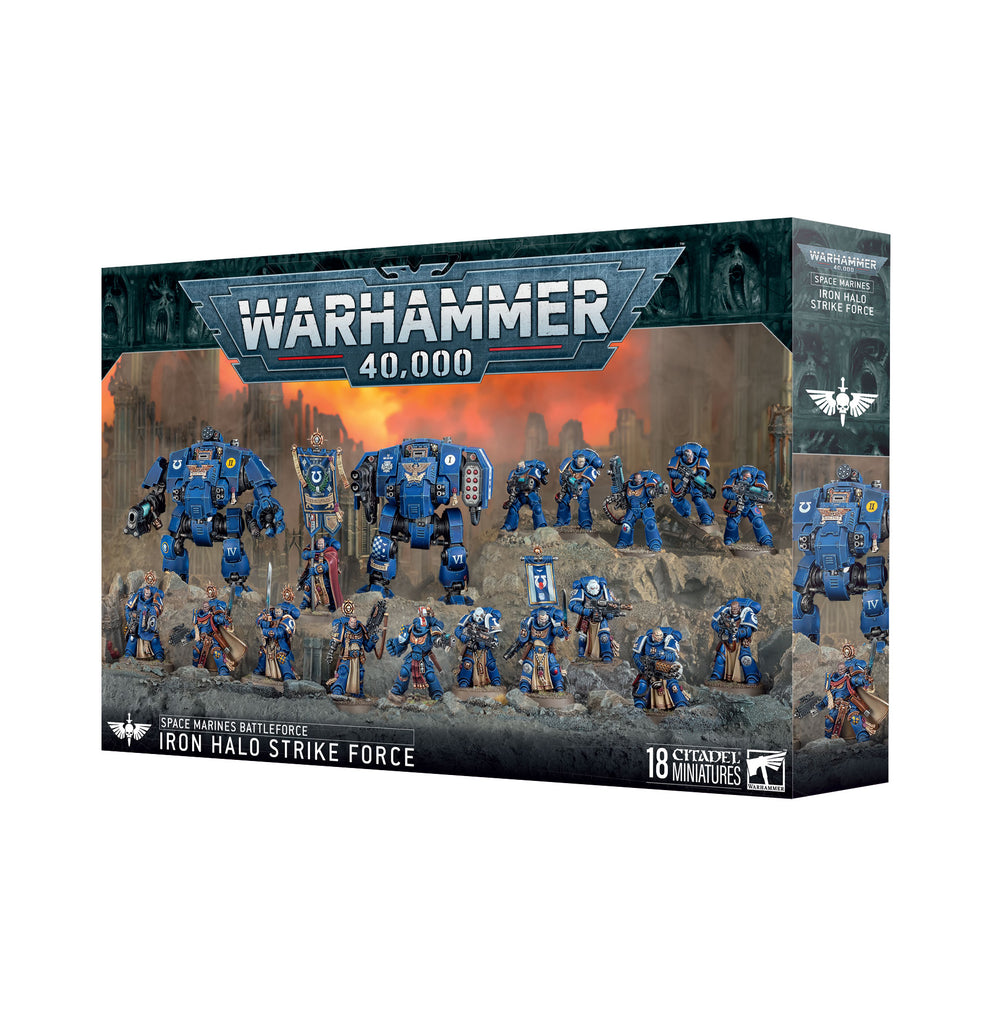 Space Marines Iron Halo Strike Force Battleforce (Pre-order Available ...
